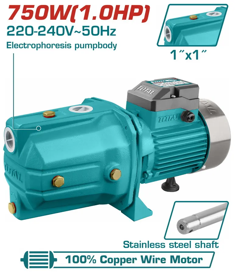 Total Baštenska pumpa TWP37506, 750W, 55L/min