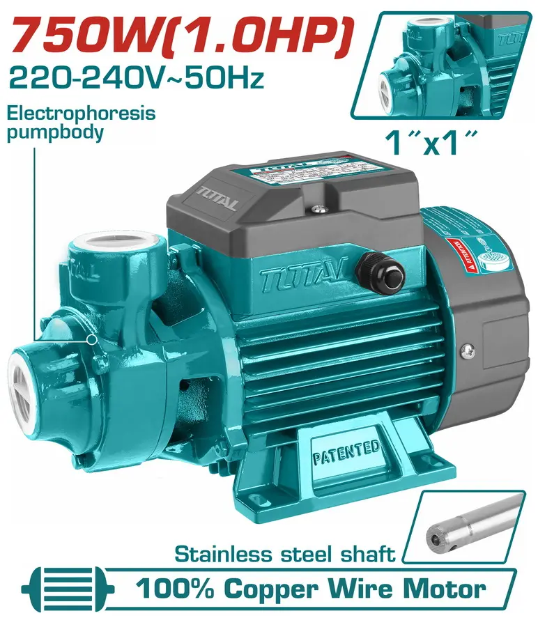 Total Pumpa za vodu TWP17506, 750W, 50L/min