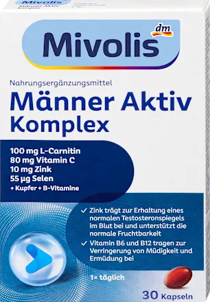 Mivolis
Kapsule za muškarce Aktiv Komplex, 30 kom
Dodatak ishrani