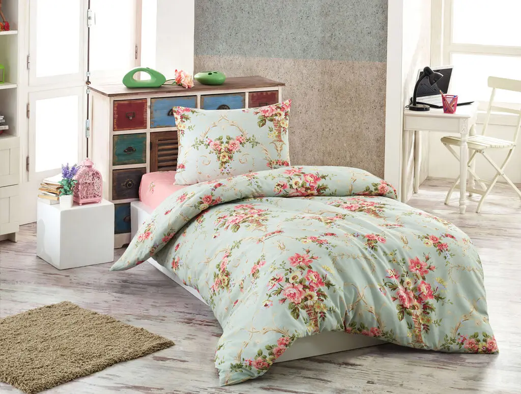 L'essentiel Maison Komplet posteljine Alanur, 160x220cm, Zelena