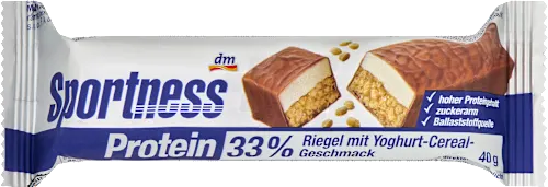 Sportness
Proteinska štanglica (33 %) sa ukusom jogurta i žitarica, 40 g
