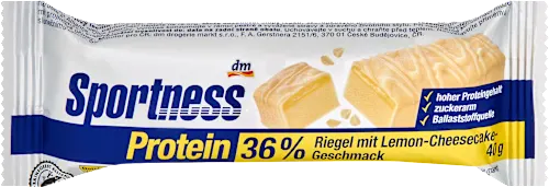Sportness
Energetska štanglica - limun i sir, sa zaslađivačima, 40 g