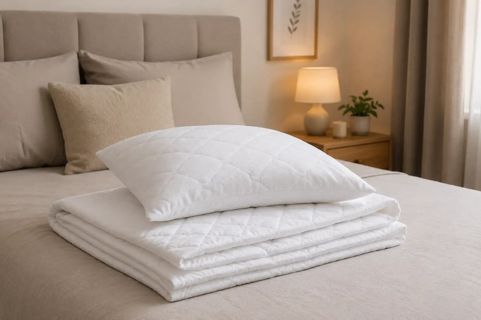 Deep Set jorgan i jastuk, 140x200 cm, Beli
