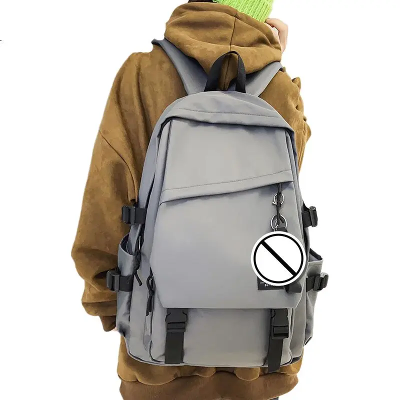 JINSHIWQ Unisex ranac, Basic, Sivi