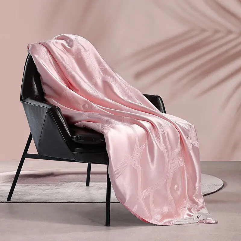 Shuixingjiafang Svileni prekrivač, Tanki, 150x210cm, Roze