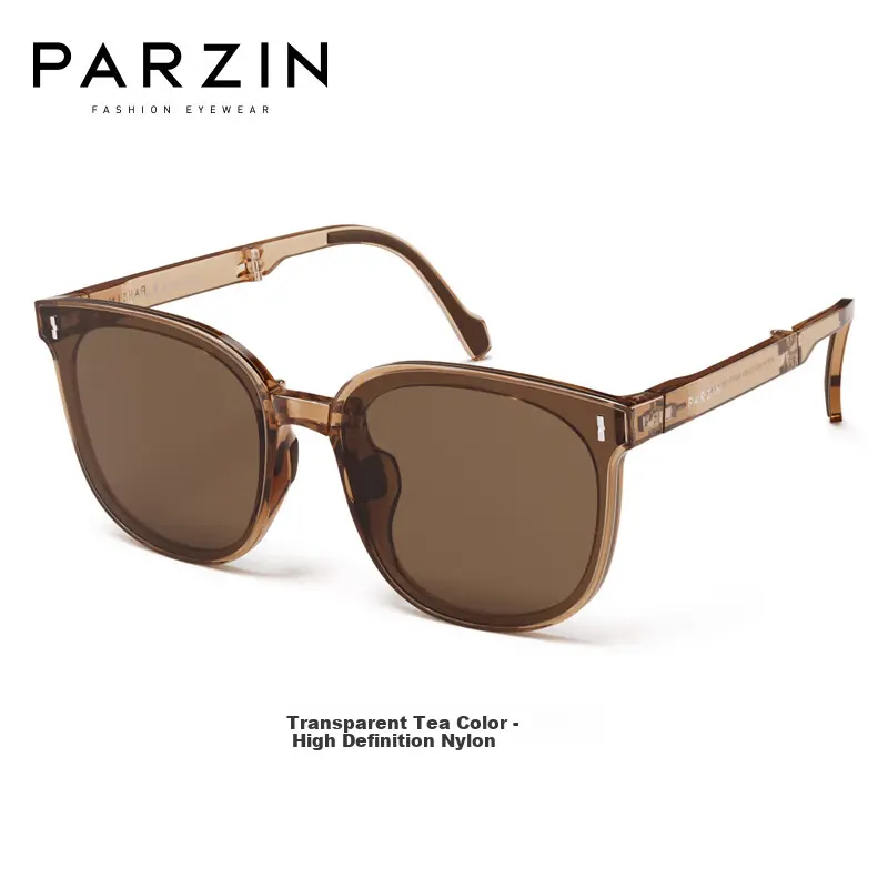 Parzin Unisex naočare za sunce, Providno-braon