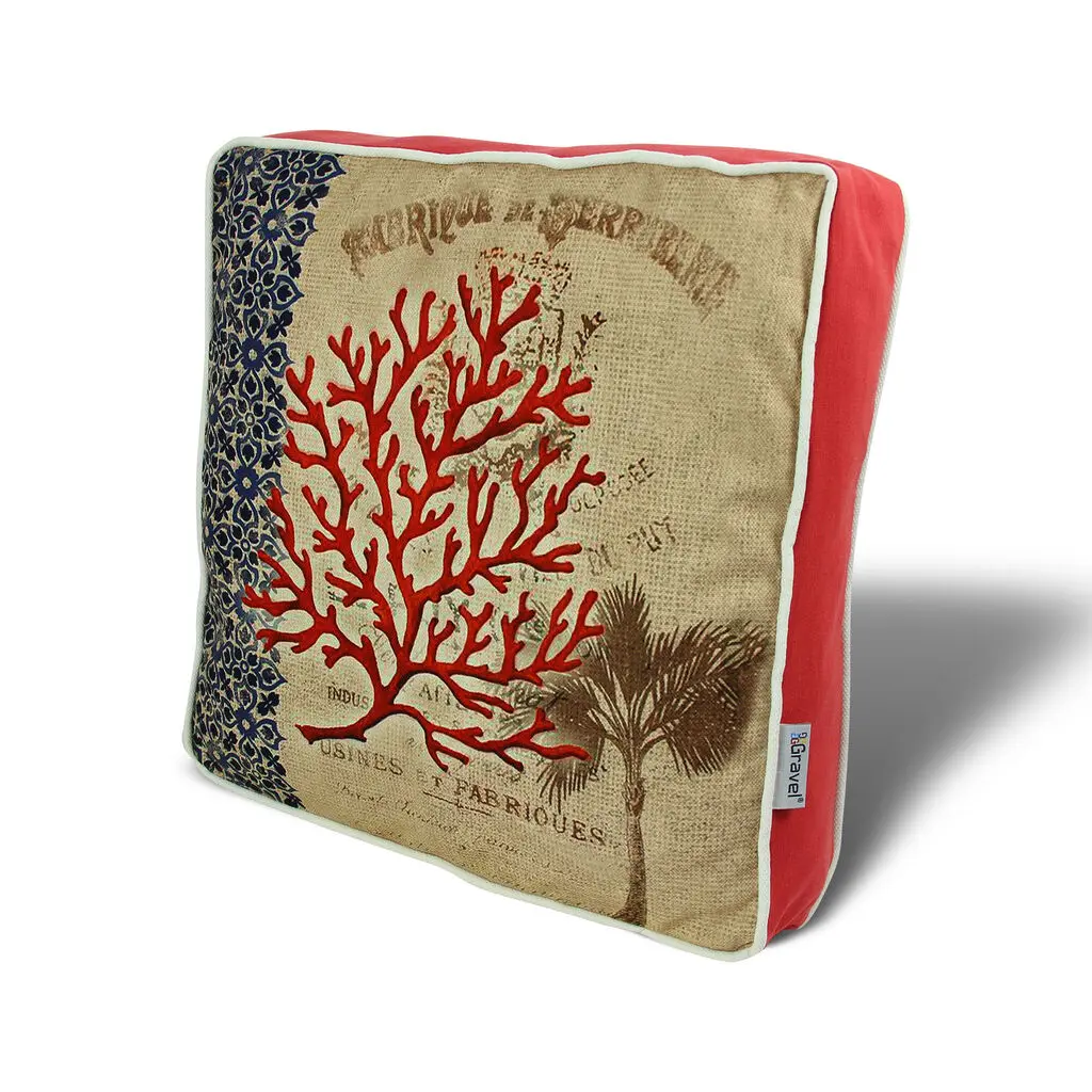 Aberto Design YM1003 Dekorativni jastuk, 42 x 42 cm, Braon