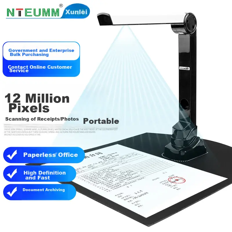 NTEUMM Skener SD-500, A4, 12MP, OCR