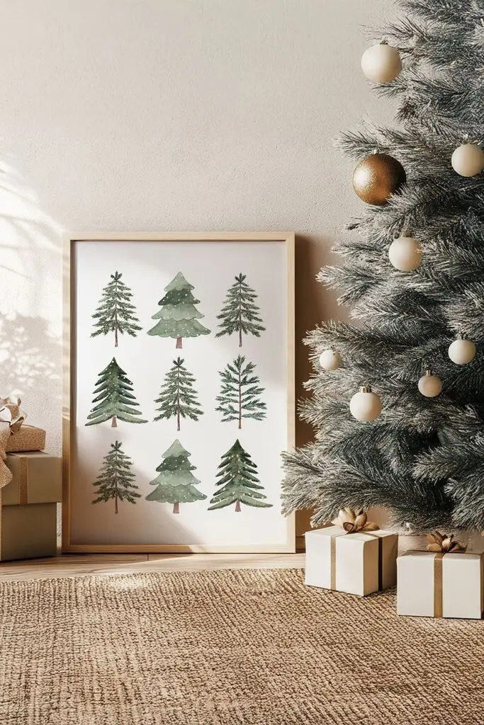 Wallity Uramljena slika Nwyearsngmdl47, 33x48 cm