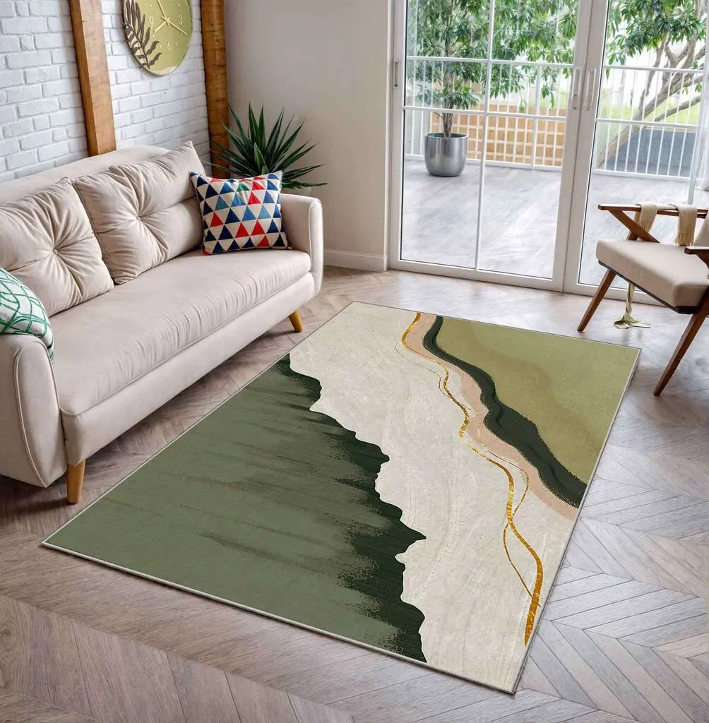 Conceptum Hypnose Tepih Shml12, Pravougaoni, 120 x 180 cm, Maslina-bež