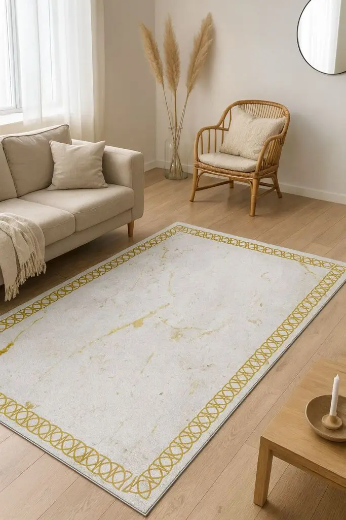 Conceptum Hypnose Tepih HM-CRP25-1, Pravougaoni, 160 x 230 cm, Bež