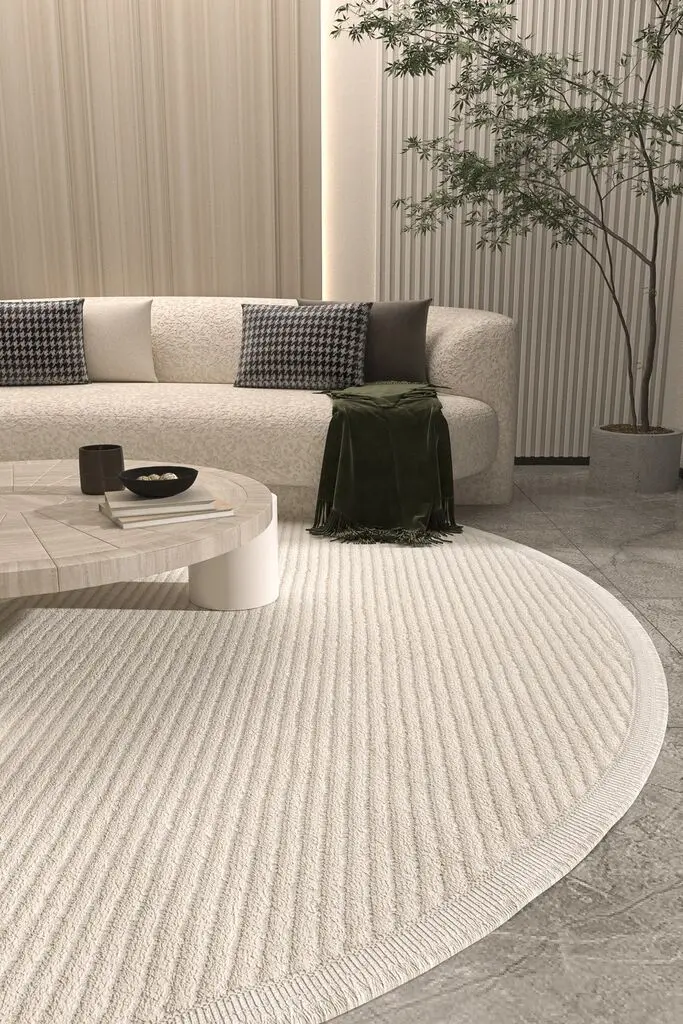 Conceptum Hypnose Tepih Vetrina 3601, O120 cm, Krem