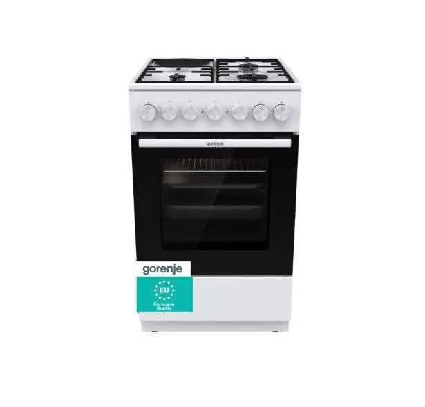 Gorenje Kombinovani šporet GK5B42WD, 1 ringla / 3 gorionika, 70l, Beli