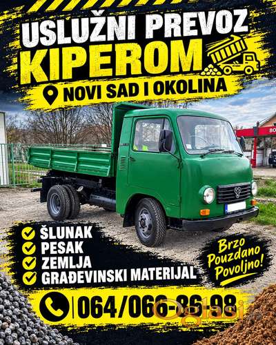    Tamić kiper Novi Sad Vaš otpad, naša briga!