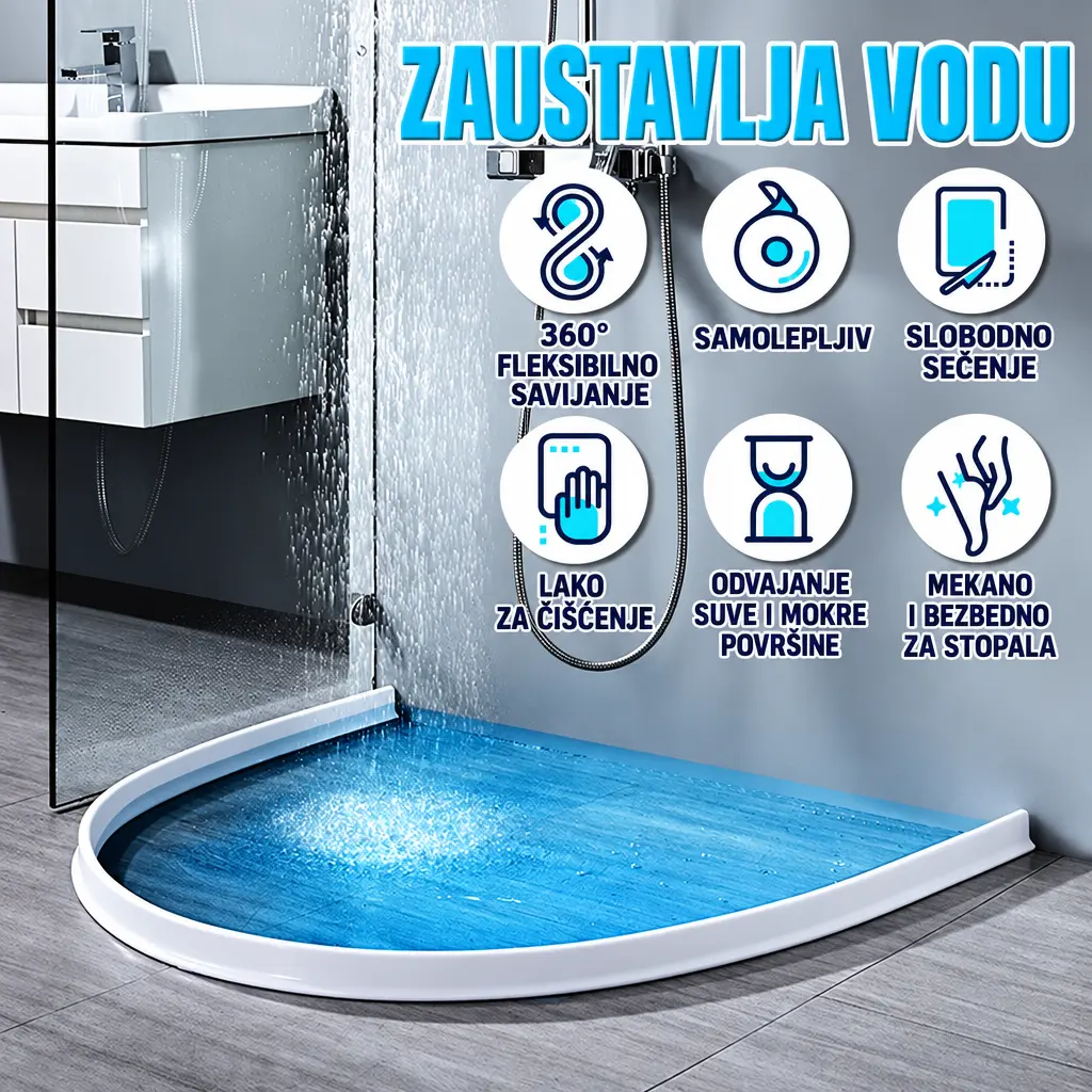 Silikonska Samolepljiva Barijera za Vodu 1m