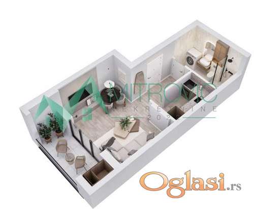 1004809 VRDNIK – STAN 33 m², PAMETNI HOME SISTEM, NOVI STANDARD STANOVANJA