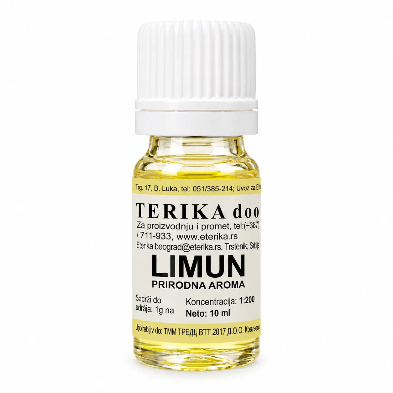 Aroma limun 10 ml Eterika