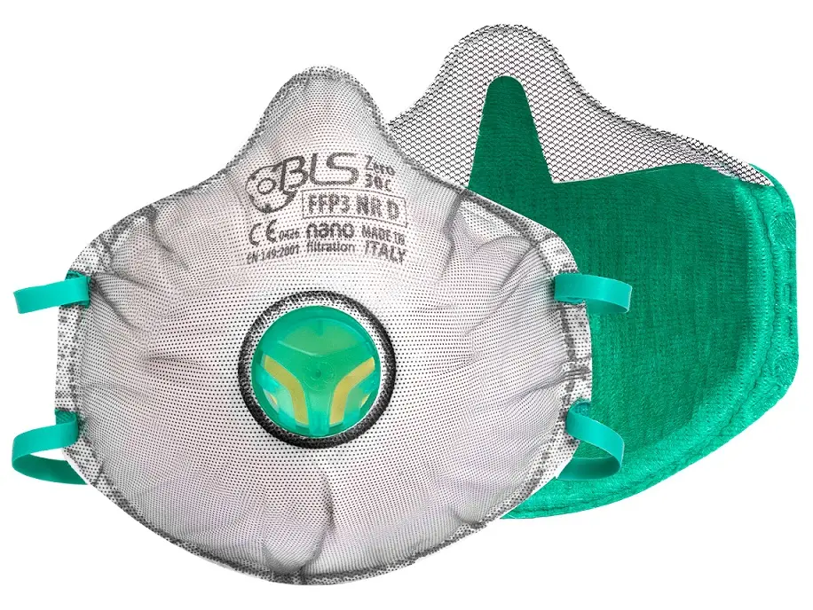 BLS Respirator FFP3 ZERO s ventilom (sa aktivnim ugljem), 10 kom