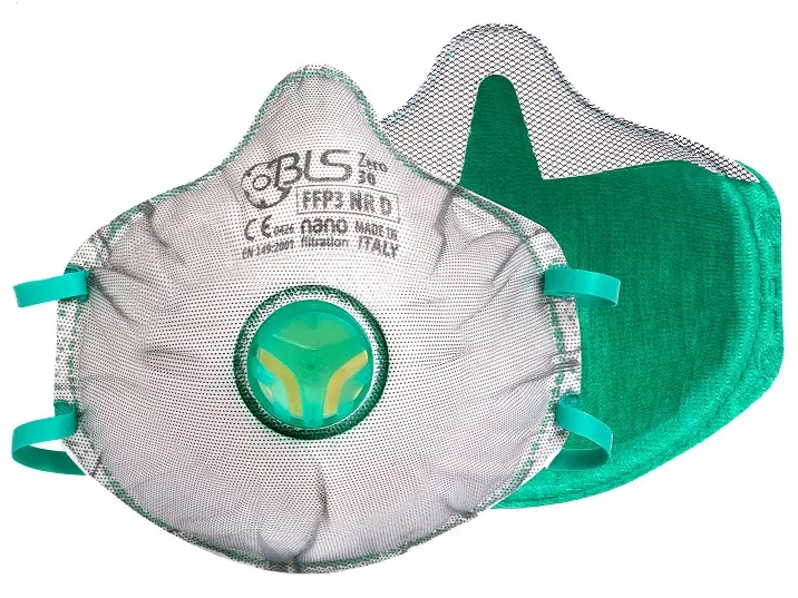 BLS Respirator FFP3 ZERO s ventilom, 10 kom