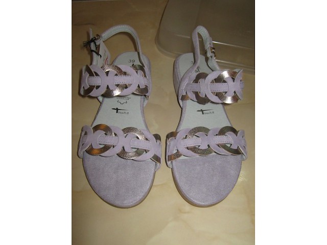 %TAMARIS SOFT lila antilopske sandale 39/25,5-NOVO