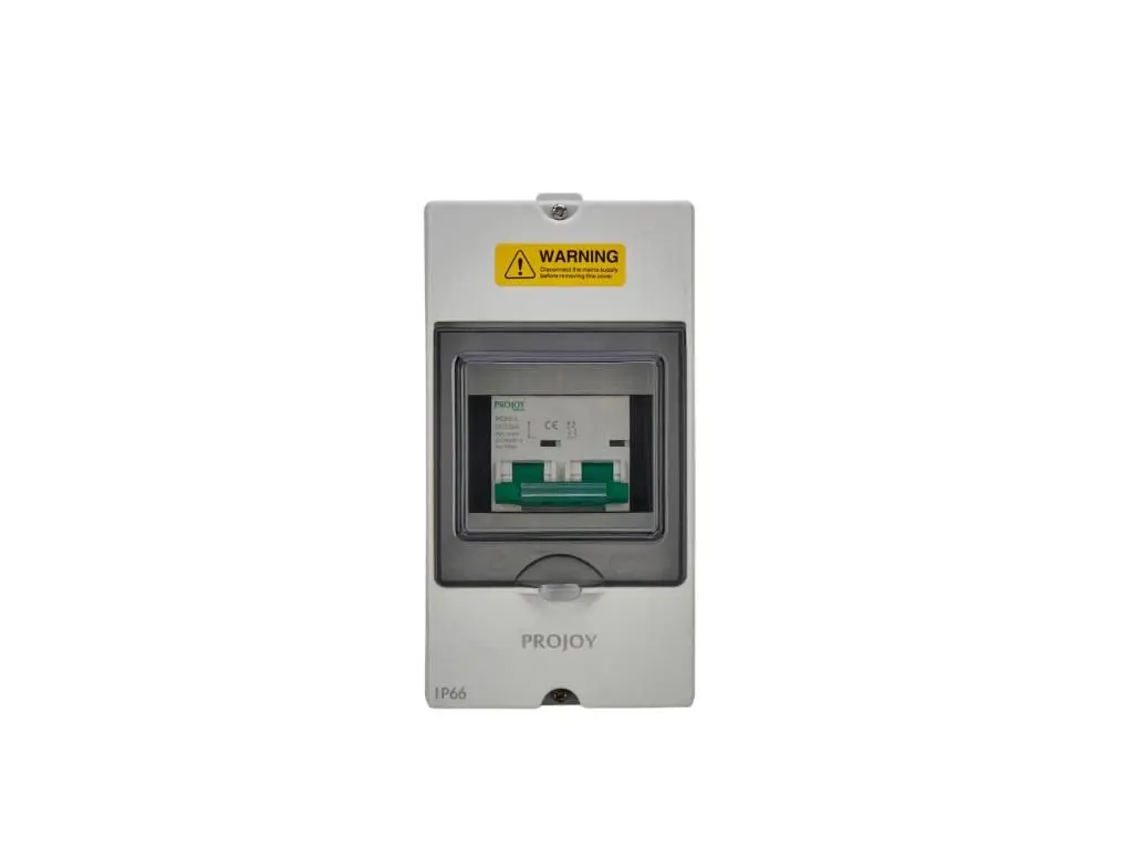 Projoy Electric Automatski prekidač DC MCB sa kućištem, 2P 125A 160V