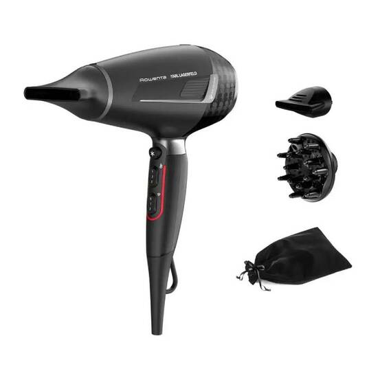 Fen Rowenta CV 888 L, 2200W, AC motor, Crna boja