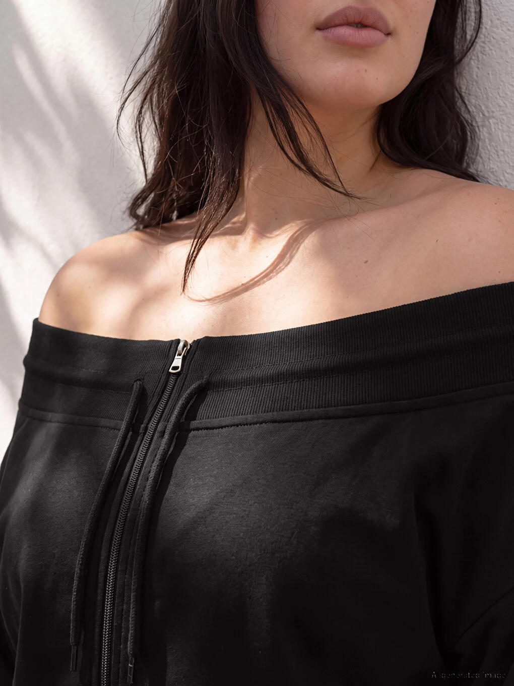 LCW Curve Plus Size Ženska Dukserica Sa Rajsferšlusom