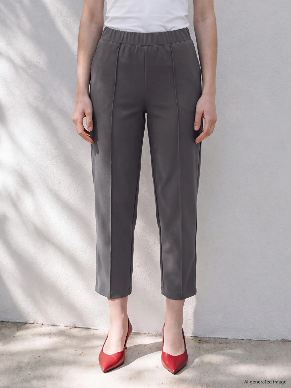 LCW Petite Ženske Pantalone Sa Elastičnim Strukom