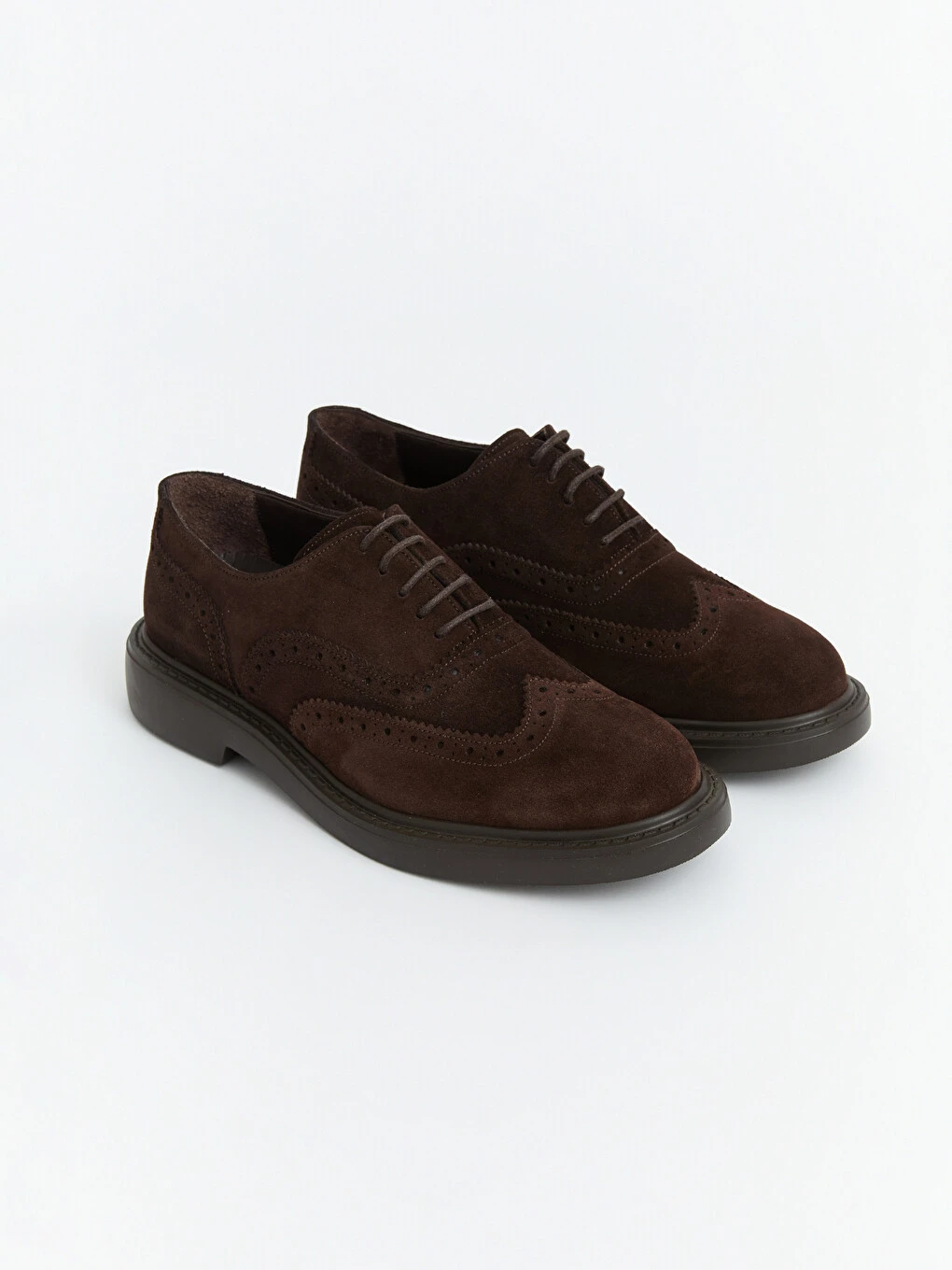 LCW STEPS Klasične Cipele Od Antilop Kože Sa Brogue Detaljima