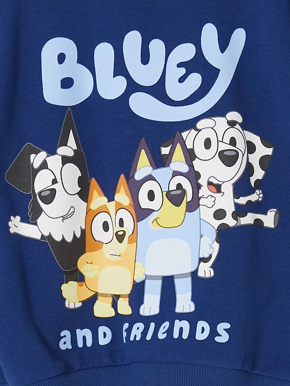 LCW baby Bluey Štampana Dečja Debela Dukserica