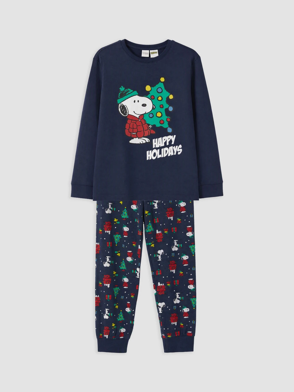 LCW Kids Snoopy Novogodišnji Dečiji Pidžama Komplet