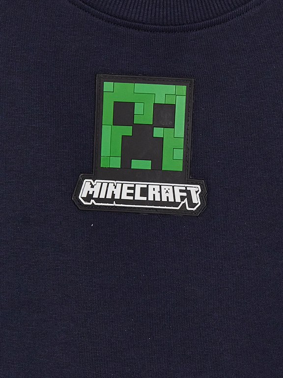 LCW Kids Minecraft Štampana Dečija Debela Dukserica