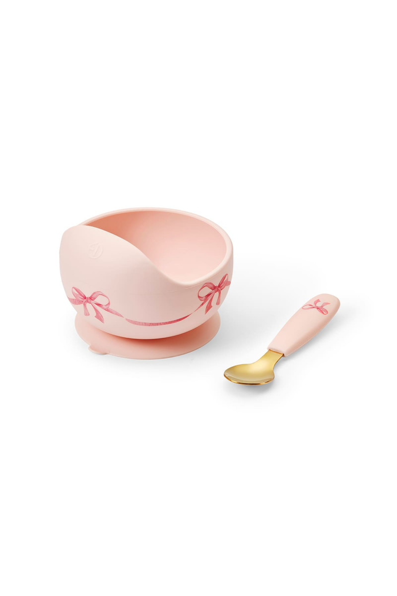 Elodie silikonski set za jelo rosie bow