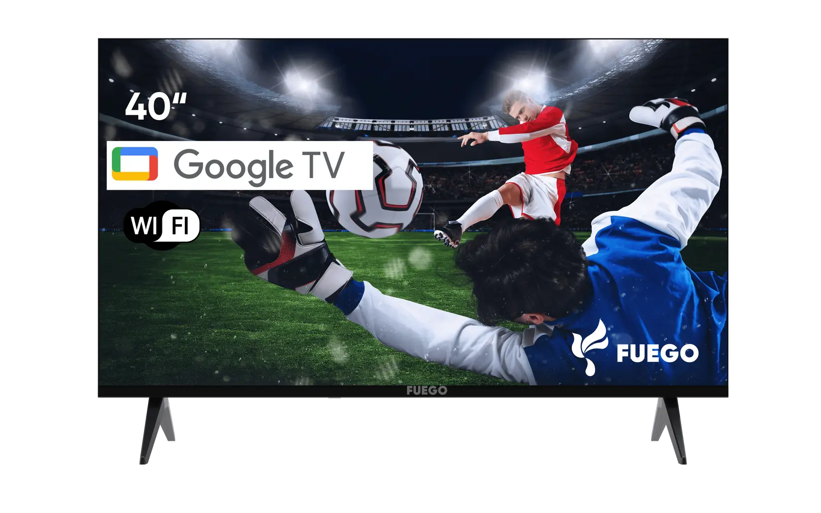 Fuego Televizor 40EL820GTV 40", Full HD, Google TV, Crni