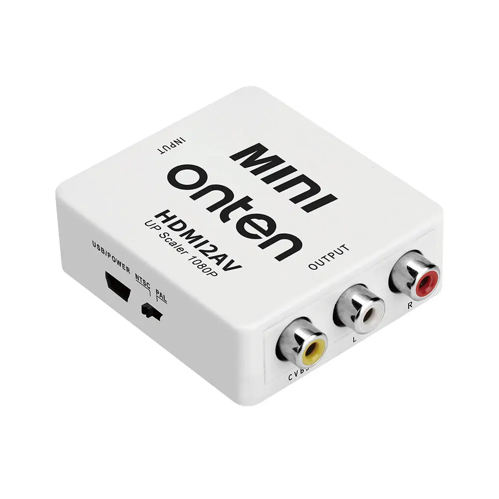 Onten Adapter OTN-7336, HDMI na AV, Beli