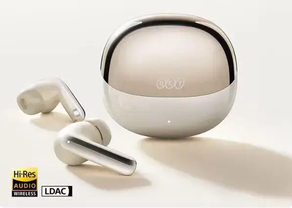 QCY Bežične slušalice MeloBuds Pro, ANC 46dB, LDAC, Bele