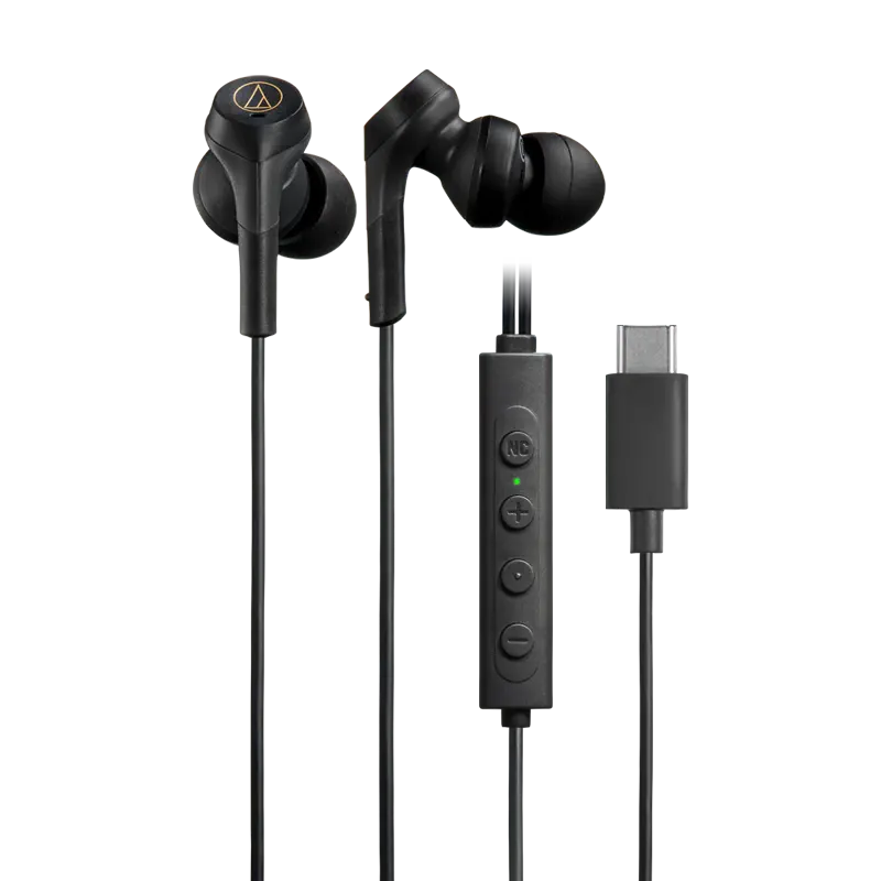 Audio-Technica Bežične slušaliceCKS330NC , Bluetooth, ANC, Type-C, Mikrofon, Crne