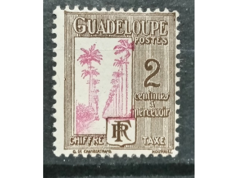 GVADALUPE FRANCUSKA 1928 - TAKSENA MARKA **