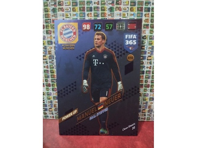 Fifa 365 2018 Adrenalyn Goal Stopper Manuel Neuer
