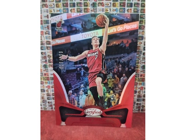 Certified 2018/19 Goran Dragic Red Parallel Limited/299