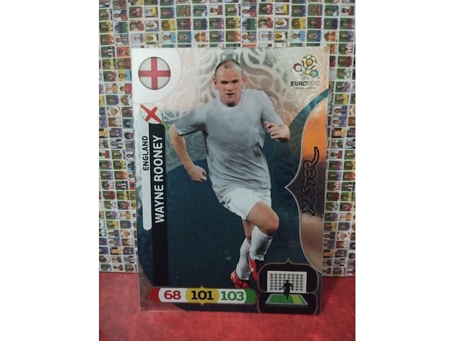 EURO 2012 - Adrenalyn XL - Master Card Wayne Rooney