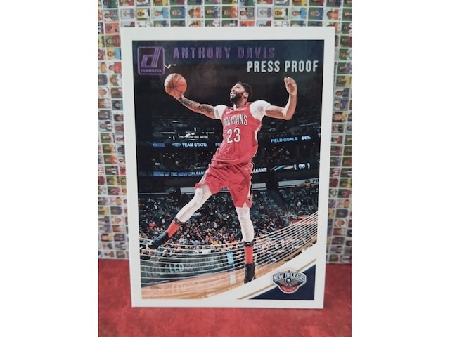 Donruss 2018 Press Proof Purple Anthony Davis /199