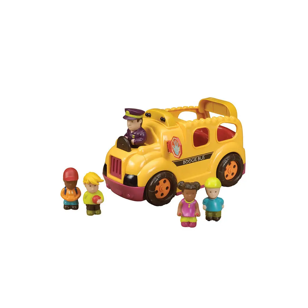 Hape Dečiji drveni set školski autobus B toys E3441, 18m+