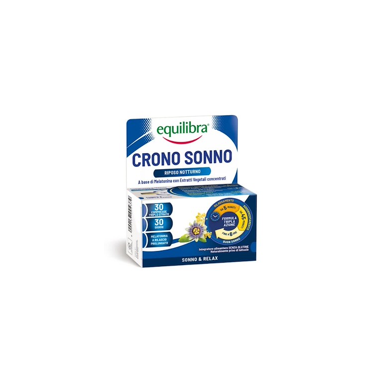 equilibra® Chron Sleep za Podršku Opuštanju i Kvalitetnom Snu 30 Tableta