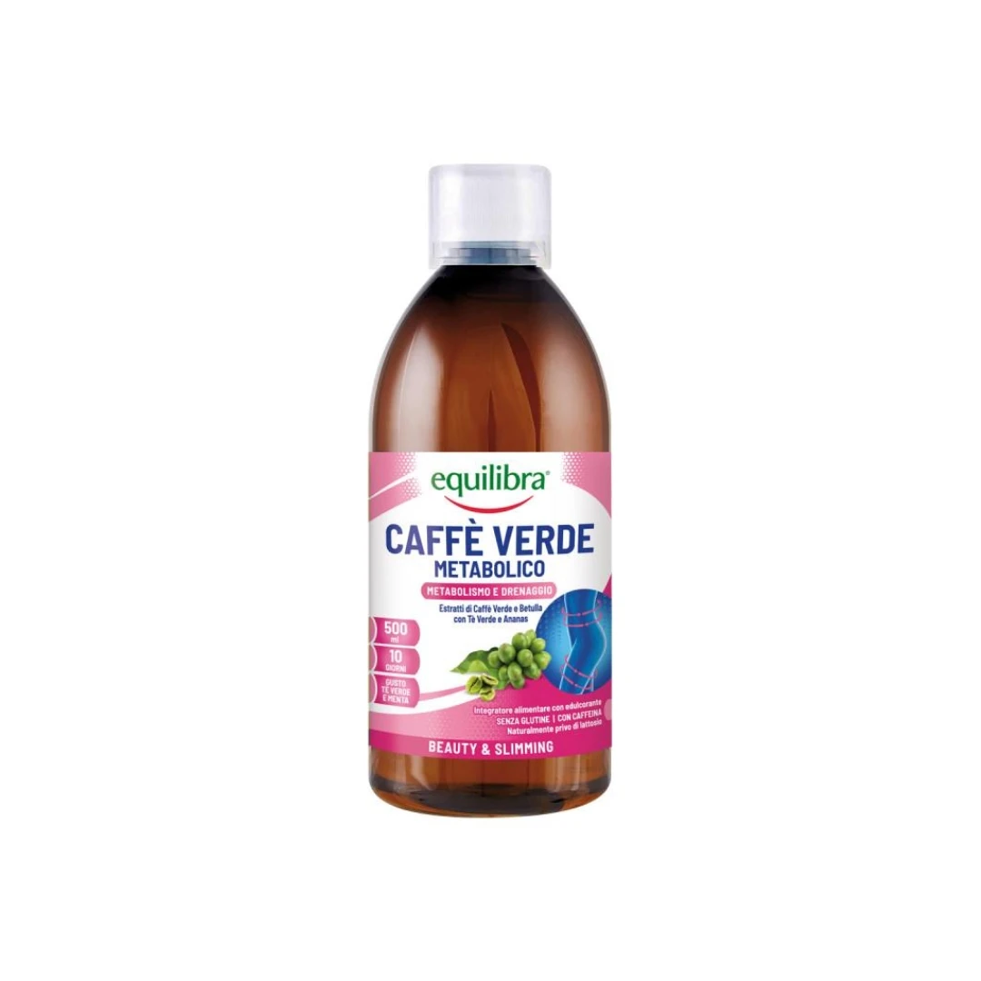 equilibra® Green Coffee Metabolic za Podršku Metabolizmu i Drenaži Organizma 500 mL