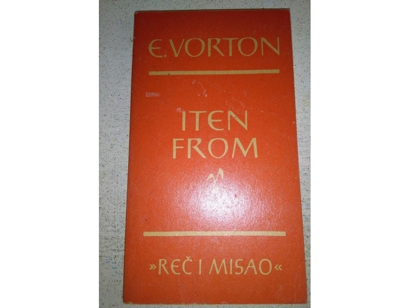 Idit Vorton, Iten From, edicija Reč i Misao