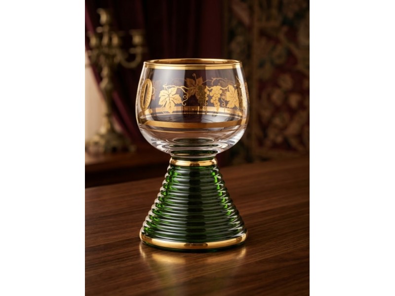 Vintage ROMER Casa za vino sa 24K Pozlatom