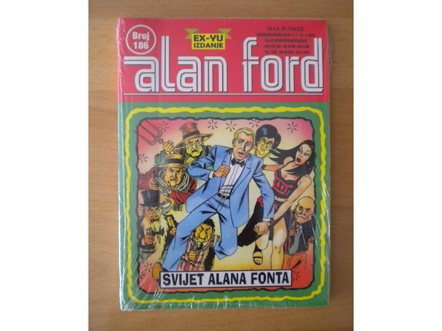 Alan Ford broj 186-Svijet Alana Fonta (u celofanu)