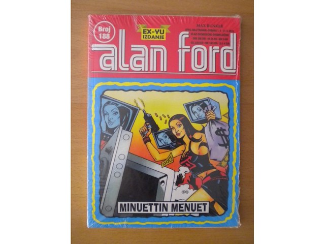 Alan Ford broj 188-Minuettin menuet (u celofanu)
