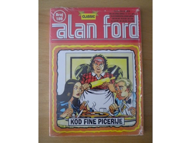 Alan Ford broj 189-Kod fine picerije (u celofanu)